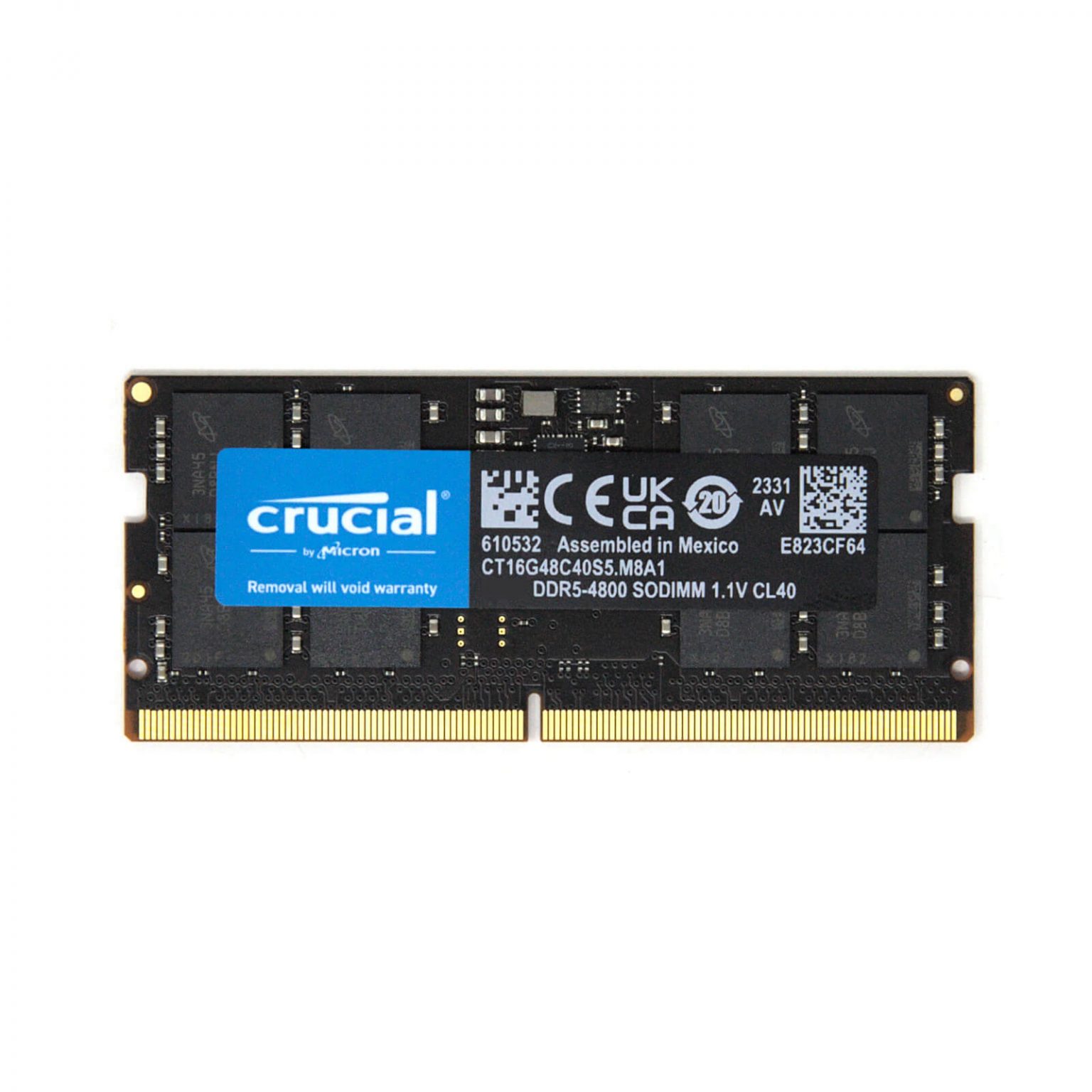 Crucial DDR5-4800 SO-DIMM Memory Module - 32GB - Protectli EU